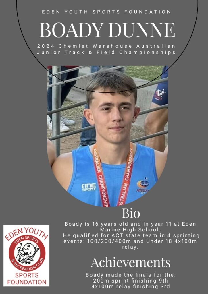 Eden Youth Sports Foundation Grant - Eden Sports & Recreation Club