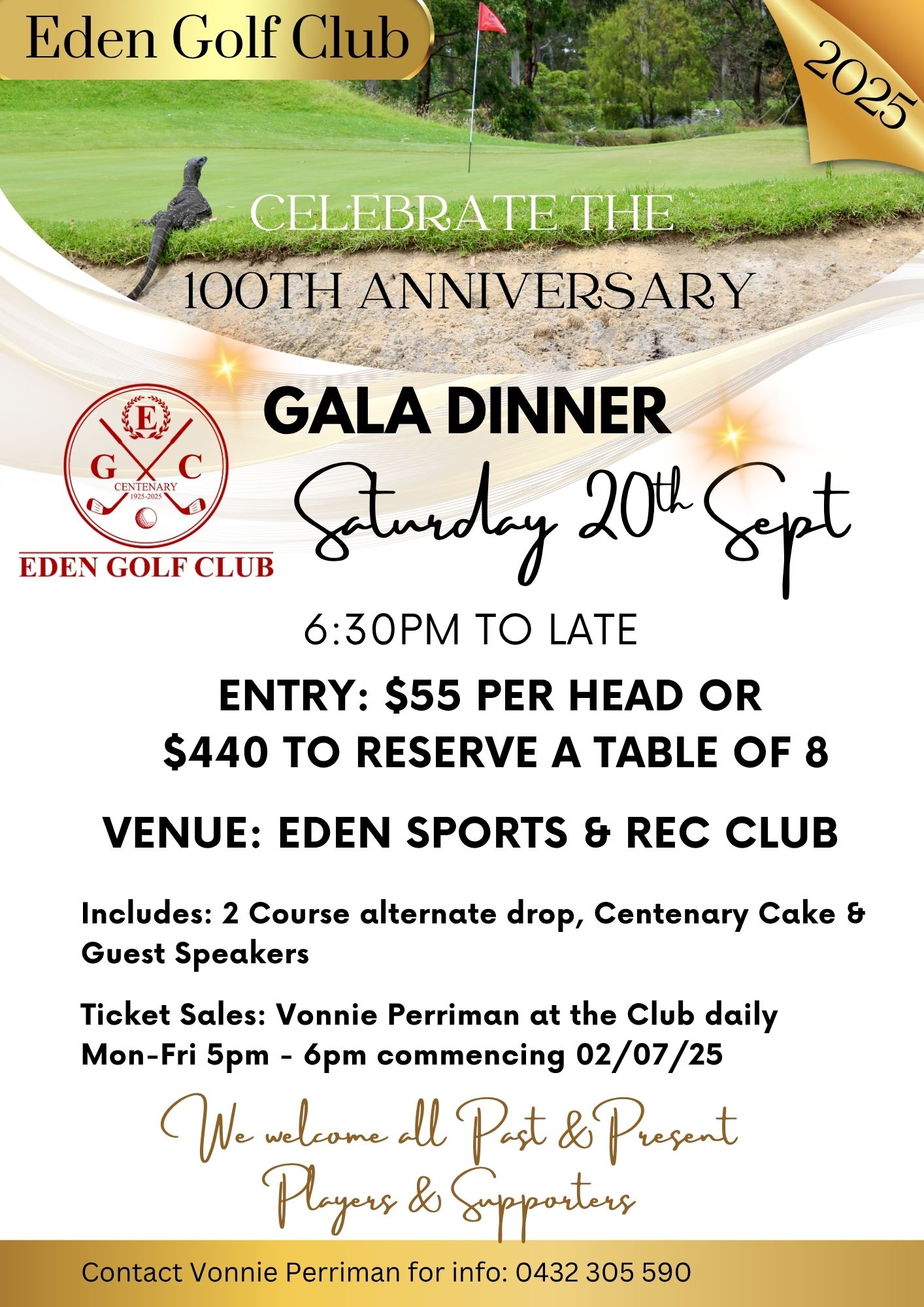 Golf News - Eden Sports & Recreation Club